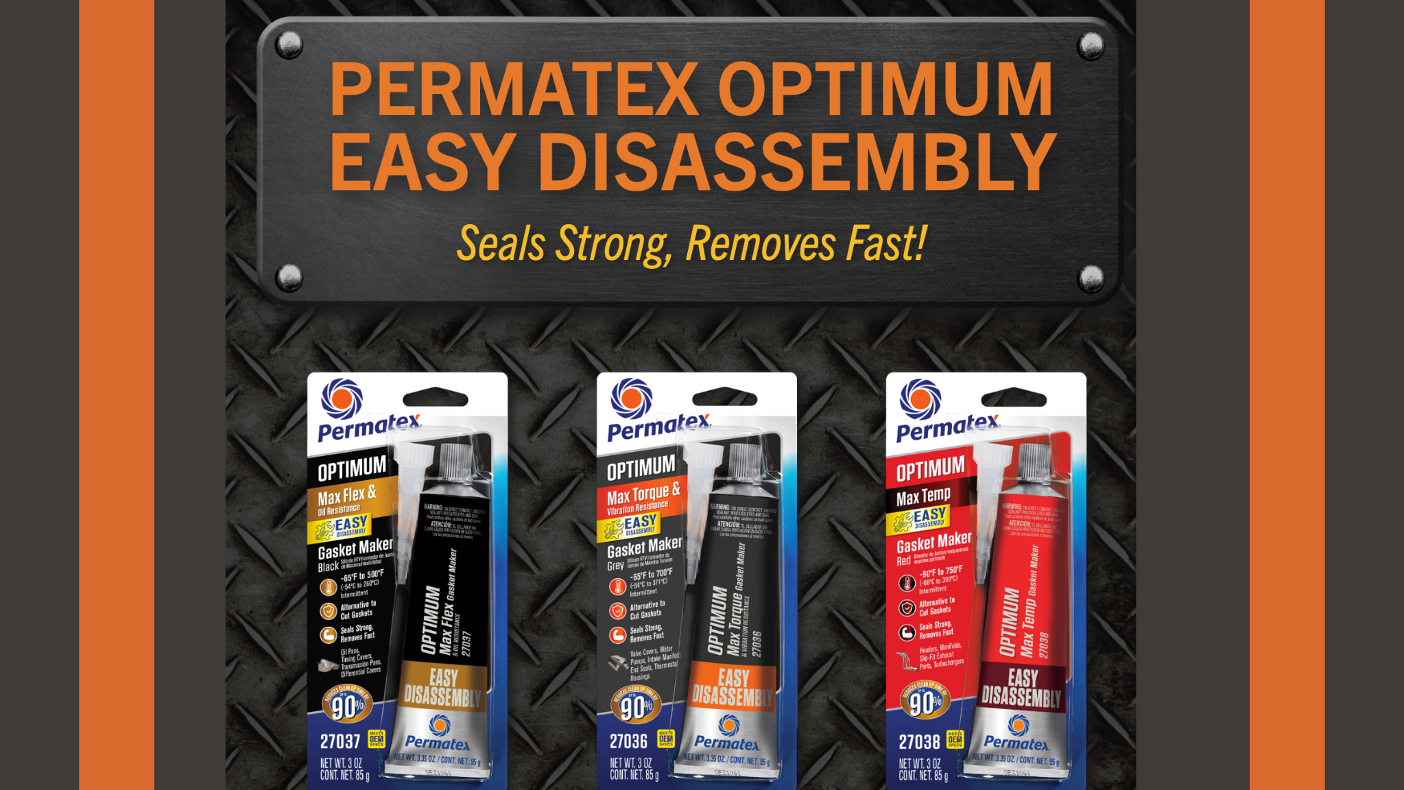 Optimum Easy Disassembly Gasket Makers - Permatex Training